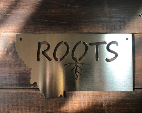 Montana Roots Metal Art Wall Signs (pkg. of 4 units)Item#0242 | Metal ...