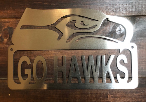 Seahawks Metal Art Décor Wall Signs (pkg. of 4 units) Item#0309 | Metal ...