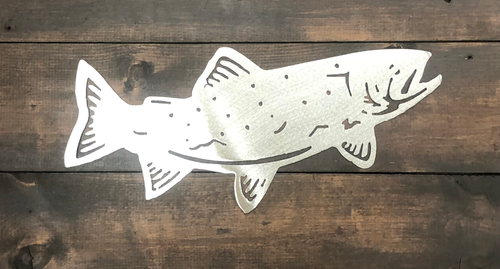 Rainbow Trout Metal Art Signs ( pkg of 4) Item#0099 | Metal Sign Guy LLC