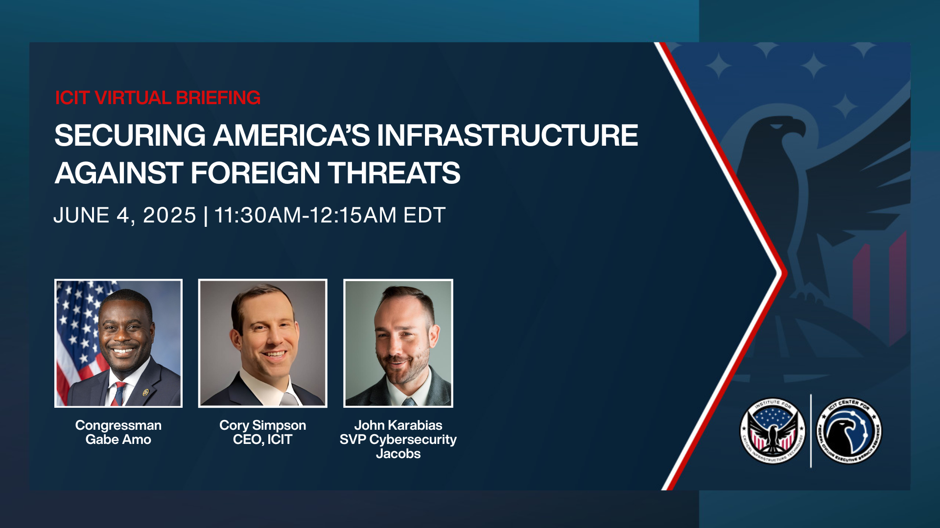 ICIT Virtual Briefing: Securing America’s Infrastructure Against ...