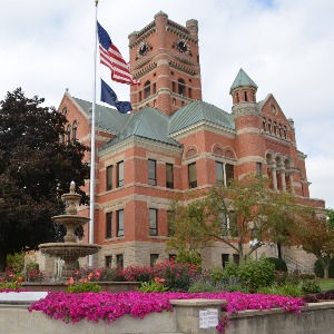 Noble County Indiana Courthouse & Markers