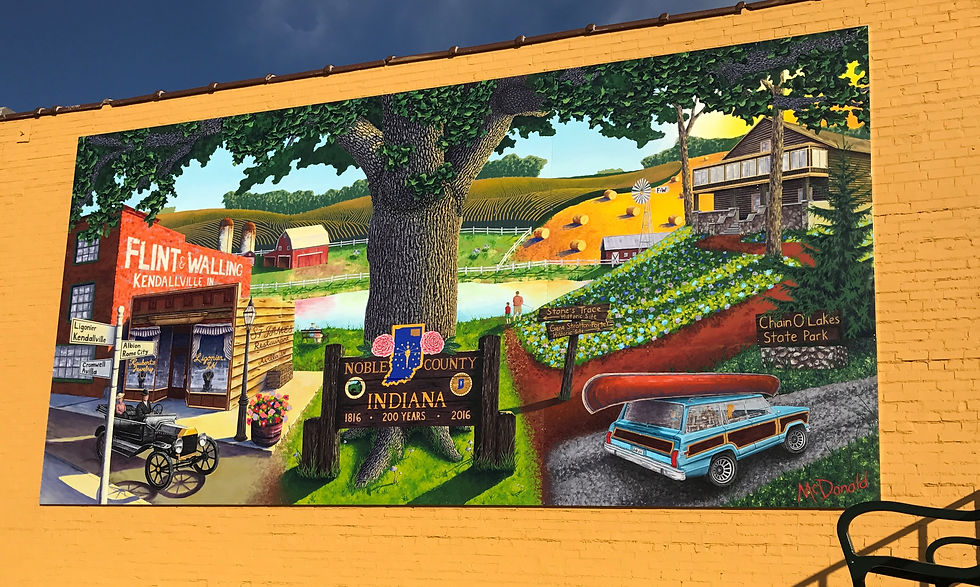 Downtown Albion Indiana