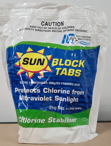 2kg Stabiliser Tablets (Cyanuric Acid) | aquapoolandspa