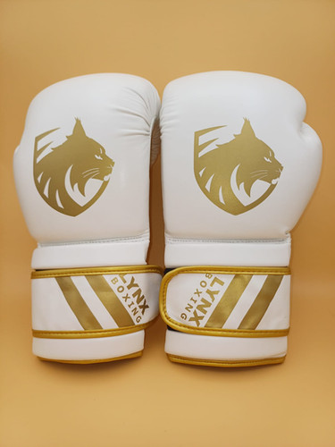 Trainingsgloves - Admiral - 12 Onz - white/gold | Lynx Boxing
