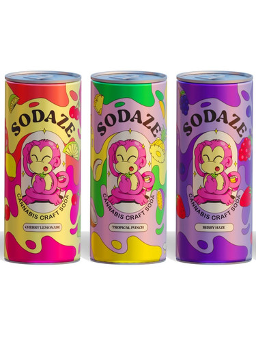 Sodaze | Craft Fruit Soda | 30mg | 250ml | The Kushader Co.