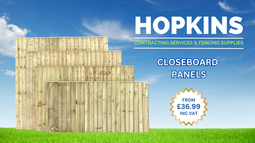 Closeboard Fence Panels | Fully Framed, High-Quality Panels - Hopkins ...
