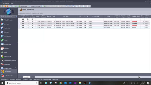 3- Nexus- Policy Information Section (Video)