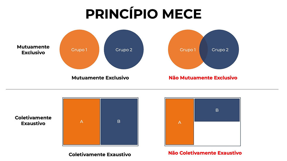 Princípio MECE: o que é, como aplicar e exemplo