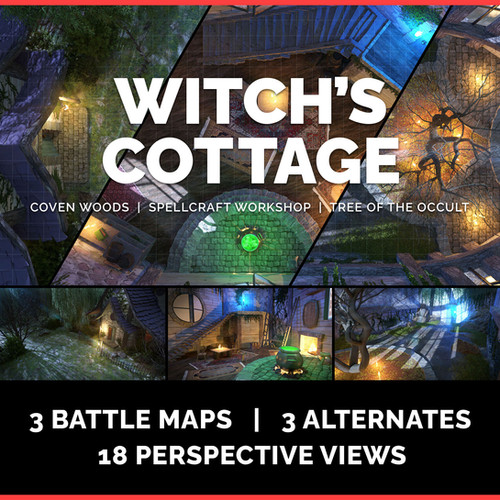 3-Map Pack: Witch's Cottage | Tome of Maps