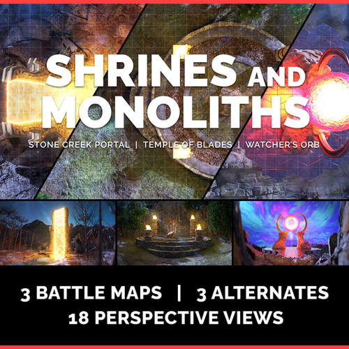 3-Map Pack: Shrines and Monoliths | Tome of Maps