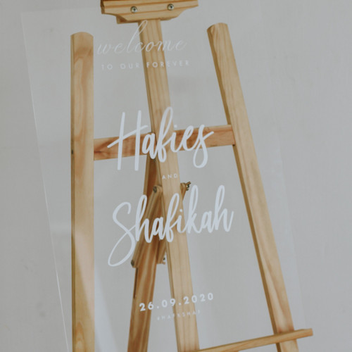 Transparent Acrylic Signage | Mysite