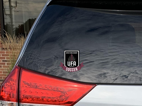 UFA Soccer Car Decal 1 | ShopSignatureDSM.com