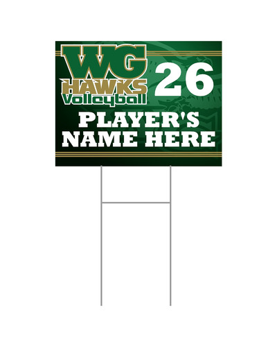 Volleyball Yard Sign | ShopSignatureDSM.com