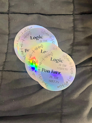 Logic in the Streets Holographic sticker | T'Kay Art