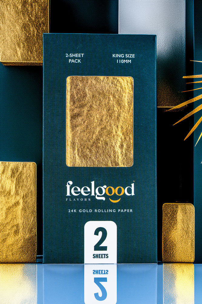 Feel Good Flavors 24k Gold Rolling Papers - Feel Good Flavors ...