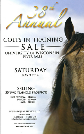 UWRF Colts In Training - Past Sales