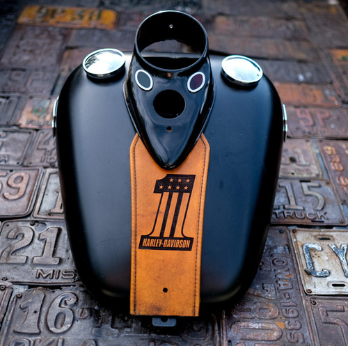 AMF One Leather Gas tank Panel 2008 2017 Heritage Softail Harley ...