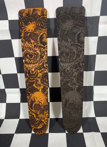 Retro Skulls Harley Davidson Rocker C Leather Gas Tank Panel Insert ...