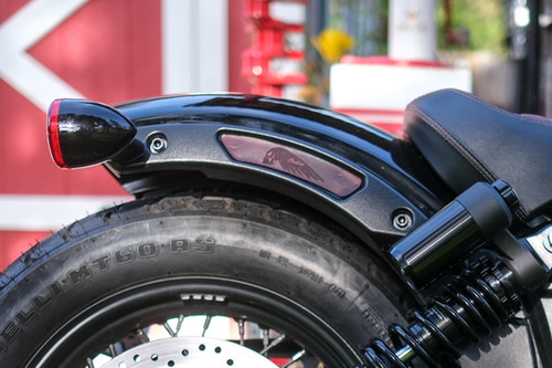 Custom Leather Rear Fender Frame Insert Indian Scout Motorcycle PAIR ...