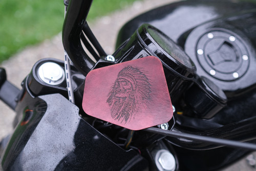 Custom Leather Mid Engine Frame Insert Indian Scout Motorcycle (Single ...