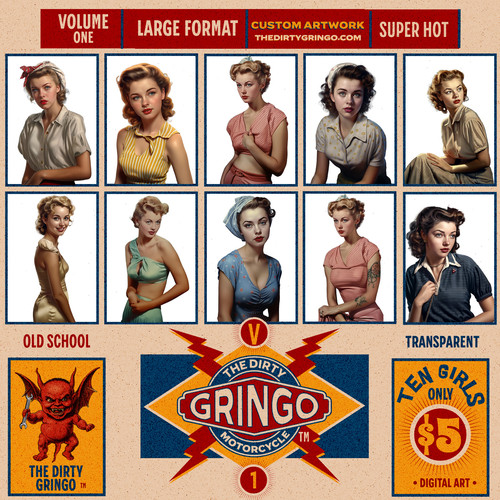 The Girls of The Dirty Gringo 10 Girls for Five Dollars Volume One ...