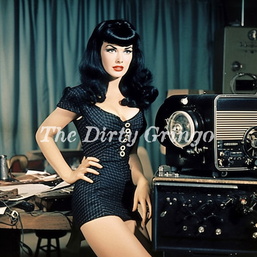 V96 Pinup Girls Art Oddity Collection Custom High Res Digital Image | The Dirty Gringo