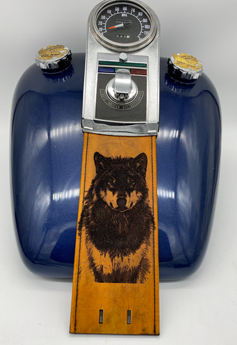 Custom Your Design Split Tank Leather Gas Tank Panel Bib Harley ...