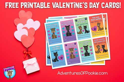 Printable Valentine's Day Cards | Adventures of Pookie