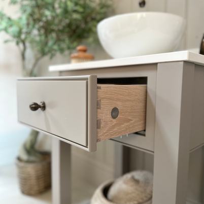 BASINS, TAPS & WASTES | Holly Oak House | Bespoke Kitchens | Oak Vanity ...