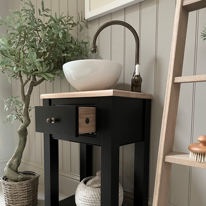 BASINS, TAPS & WASTES | Holly Oak House | Bespoke Kitchens | Oak Vanity ...