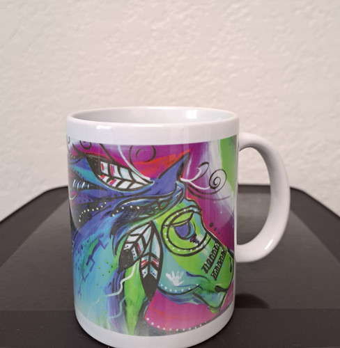 Eagle Hunter Horse Mug, Tammy Joy Art | website