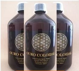 KIT 3 Ouro Coloidal de 500ml | Solar Wheatgrass