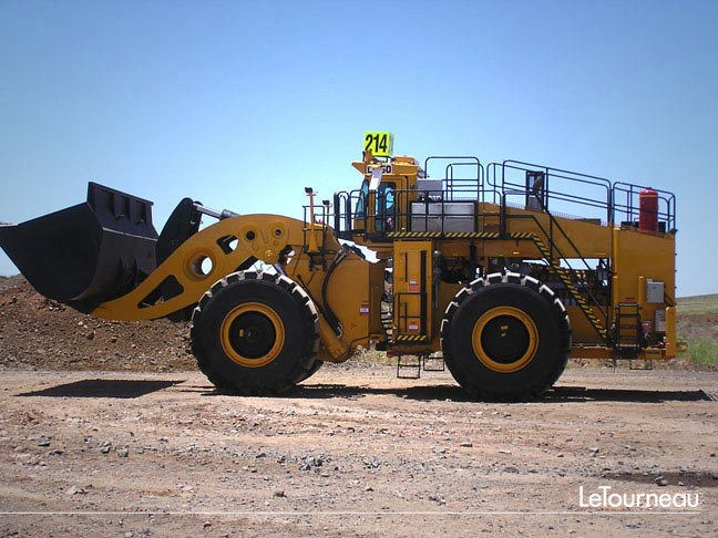 WORLD'S BIGGEST FRONT-END LOADERS - P&H L1150!!