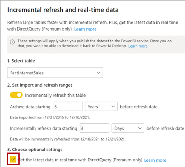 Deliver real-time data from an import model