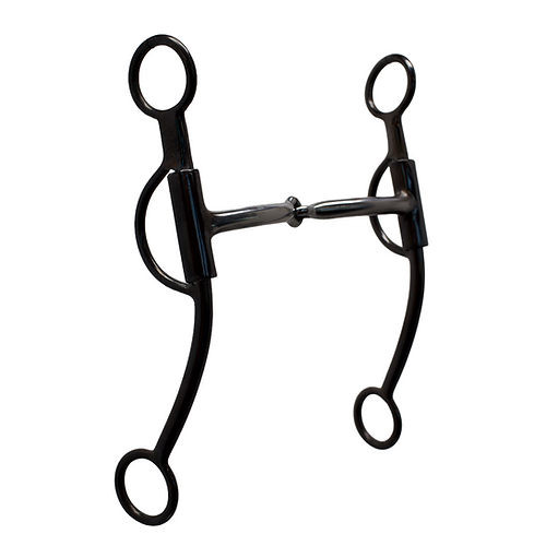 GREG DARNALL LOOMIS SHANK WITH 3/8" SMOOTH SNAFFLE MOUTHPIECE BIT | at ...