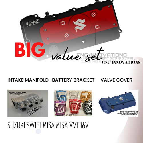 SUZUKI SWIFT M13A M15A VVT SET (VALVER COVER AND INTAKE MANIFOLD) | CNC ...
