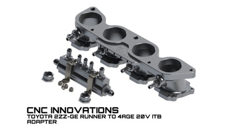 TOYOTA 2ZZ-GE RUNNER TO TOYOTA 4AGE 20V ITB ADAPTER (Will be attached ...