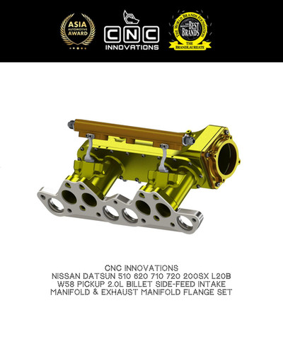 NISSAN DATSUN 510 620 710 720 200SX L20B W58 PICKUP 2.0L BILLET SIDE ...