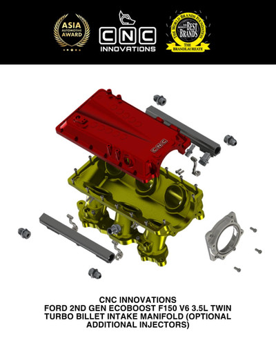 FORD 2ND GEN ECOBOOST F150 V6 3.5L TWIN TURBO BILLET INTAKE MANIFOLD ...