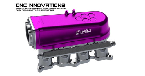 TOYOTA 4EFTE STARLET RWD WITH ADDITONAL FUEL RAIL BILLET INTAKE ...