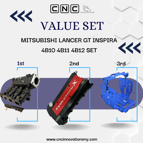 MITSUBISHI LANCER GT INSPIRA 4B10 4B11 4B12 SET (VALVE COVER & INTAKE ...