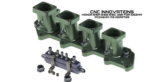 HONDA B16A B16B B18C GSR FOR ID52MM PCD46MM ITB ADAPTER | CNC INNOVATIONS