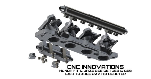 HONDA FIT & JAZZ GE6 GE7 GE8 & GE9 L15A TO 4AGE 20V ITB ADAPTER WITH ...