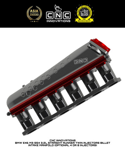 BMW E46 M3 S54 3.2L STRAIGHT RUNNER TWIN INJECTORS BILLET INTAKE ...