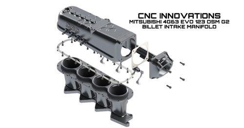 MITSUBISHI 4G63 EVO 123 DSM G2 BILLET INTAKE MANIFOLD | CNC INNOVATIONS