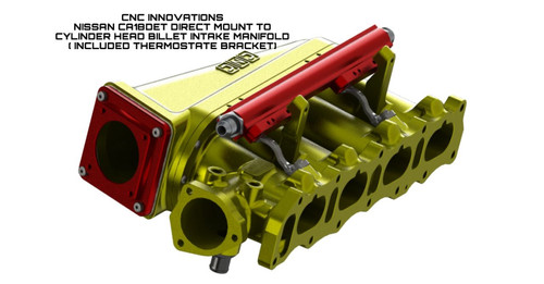 NISSAN CA18DET DIRECT MOUNT TO CYLINDER HEAD BILLET INTAKE MANIFOLD ...