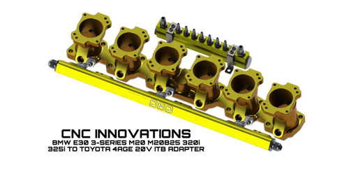 BMW E30 3-SERIES M20 M20B25 320i 325i TO TOYOTA 4AGE 20V ITB ADAPTER ...