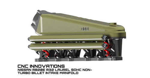 NISSAN RB20E R32 LAUREL SOHC NON-TURBO BILLET INTAKE MANIFOLD | CNC ...