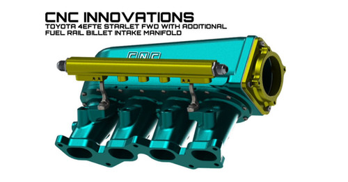 TOYOTA 4EFTE STARLET FWD WITH ADDITIONAL FUEL RAIL BILLET INTAKE ...