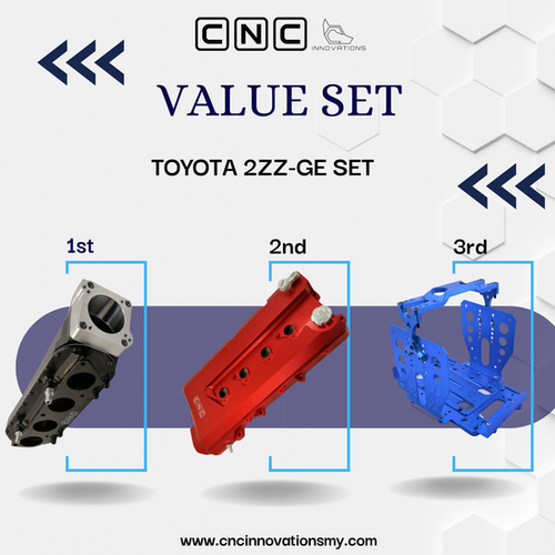 TOYOTA 2ZZ-GE SET (VALVE COVER & INTAKE MANIFOLD) | CNC INNOVATIONS